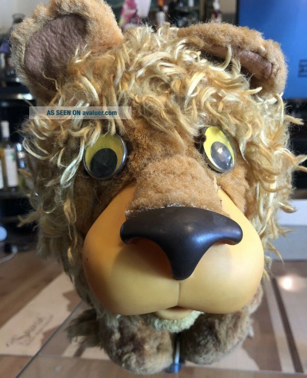 Vintage Mattel 1965 Larry Lion Animal Yacker Pull String Plush | #24629151