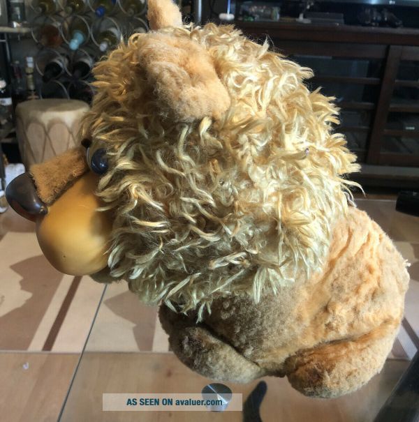 Vintage Mattel 1965 Larry Lion Animal Yacker Pull String Plush | #24629151