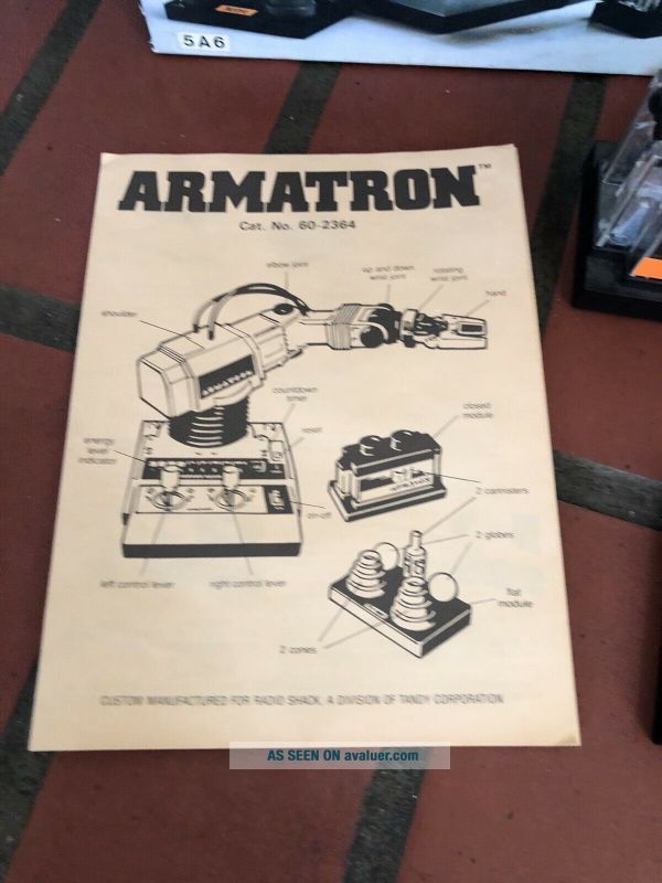 Vintage Radio Shack Armatron Robot Machine - W/ Box | #24744704