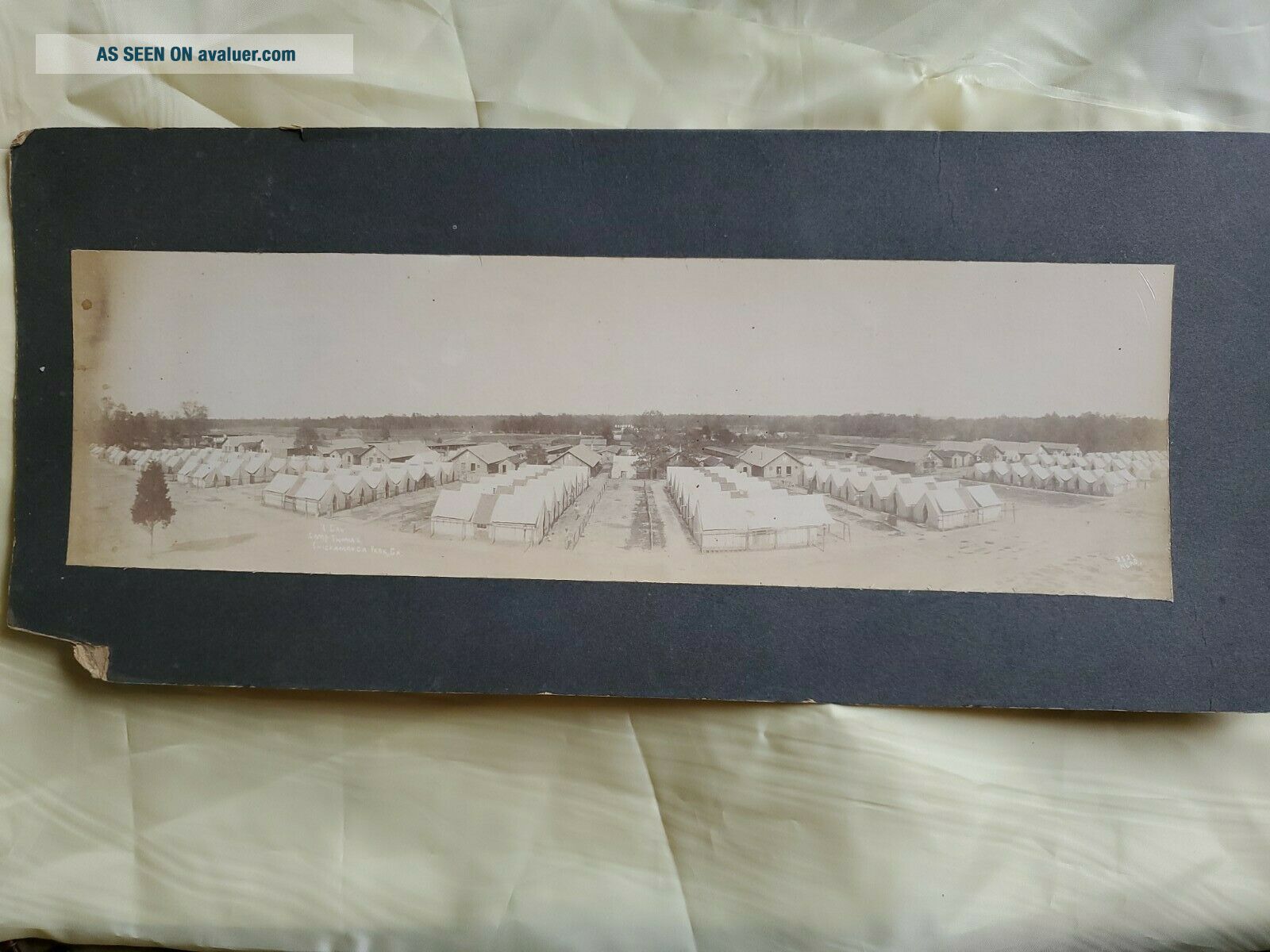 Camp Thomas 7th Cavalry Chickamauga GA 8 X18 " Tents Hospital Photo ...