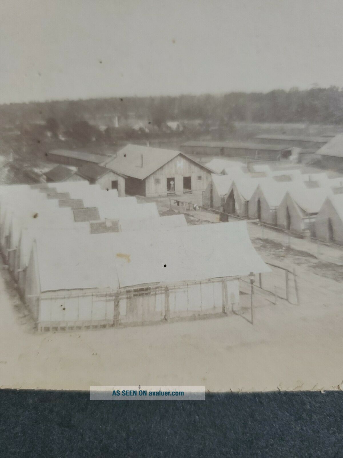 Camp Thomas 7th Cavalry Chickamauga GA 8 X18 " Tents Hospital Photo ...