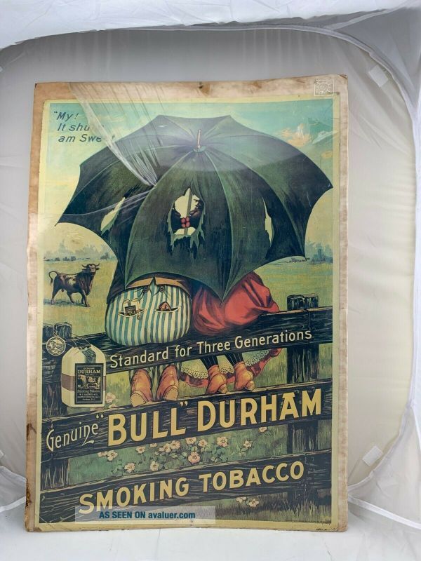 In Vintage Bull Durham Smoking Tobacco Print Poster | #24777030