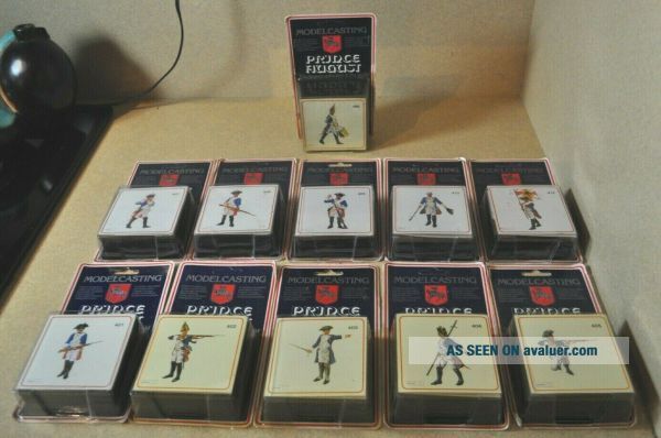 11 Prince August Model Casting Metal Molds 54mm Prussian | #24608124