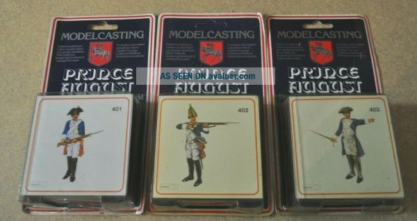 11 Prince August Model Casting Metal Molds 54mm Prussian | #24608124