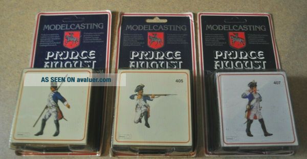 11 Prince August Model Casting Metal Molds 54mm Prussian | #24608124