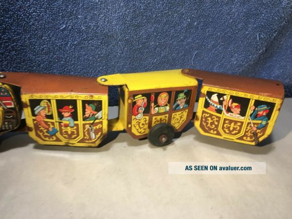 Vintage Marx Tin Litho Wind Up OVERLAND STAGE - US MAIL W HORSES ...