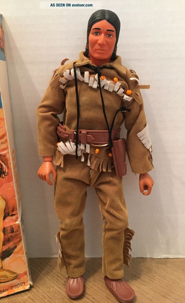 1973 Marx Gabriel The Lone Ranger TONTO Action Figure | #24632799