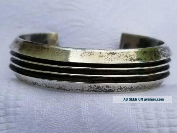 Vintage Navajo Native American Tom Hawk Sterling Silver 925 Cuff ...