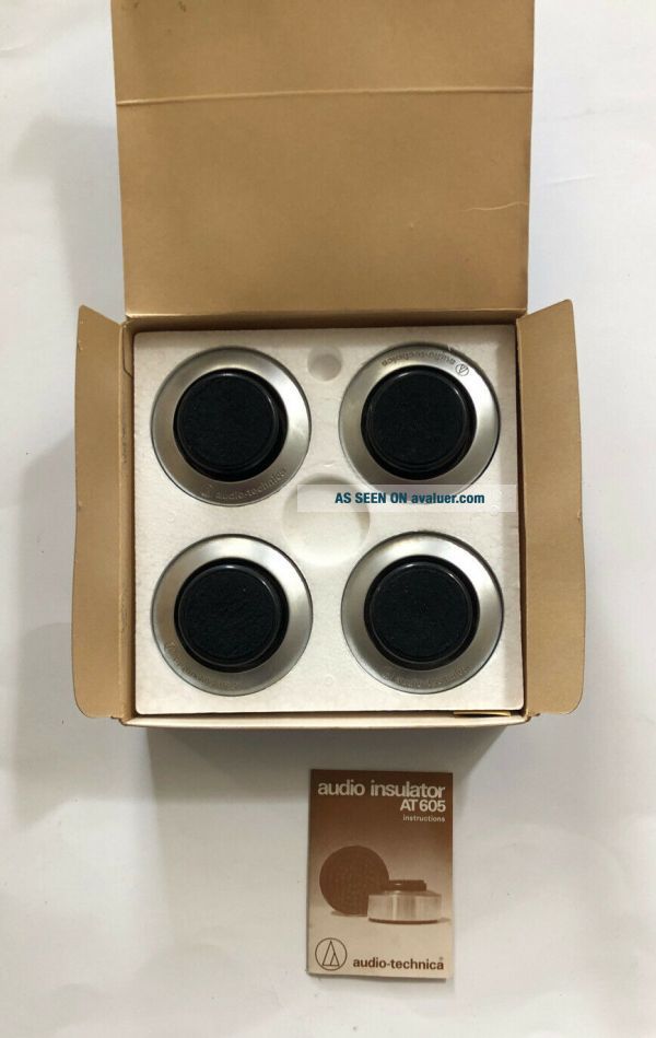 Vtg Audio - Technica AT605 Vibration Insulator Feet W/ Box | #24849264