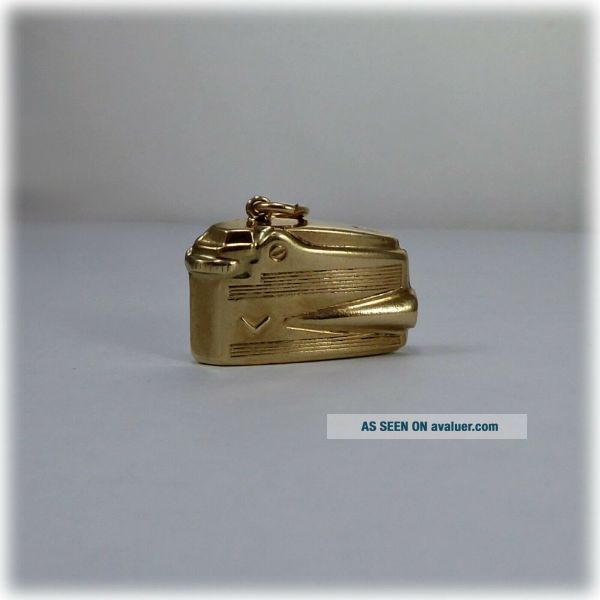 Vintage 9ct Gold Ronson Varaflame Cigarette Lighter Charm | #24864472