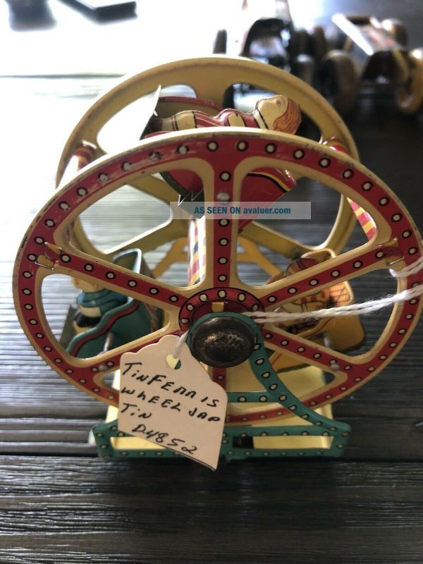 1956 TIN NOMURA TIN TOY LITHO CIRCUS Ferris Wheel For Truck | #24761534
