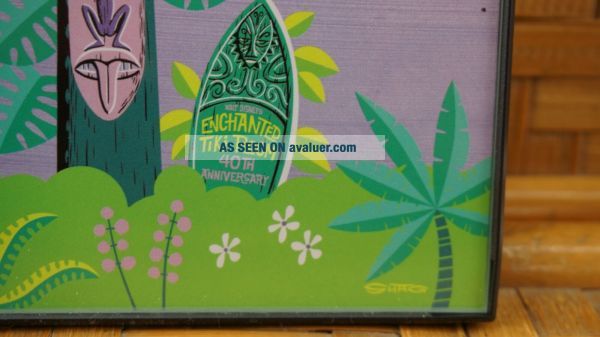 Shag Disney 40th Anniversary Enchanted Tiki Room Card Framed Art Pop ...