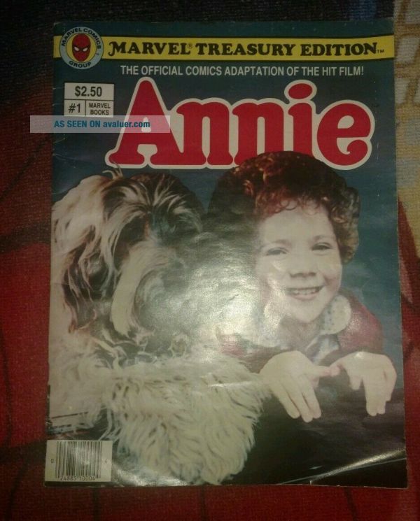 Marvel Comic Group Marvel Treasury Edition Annie 1 Oversized Comic Book ...