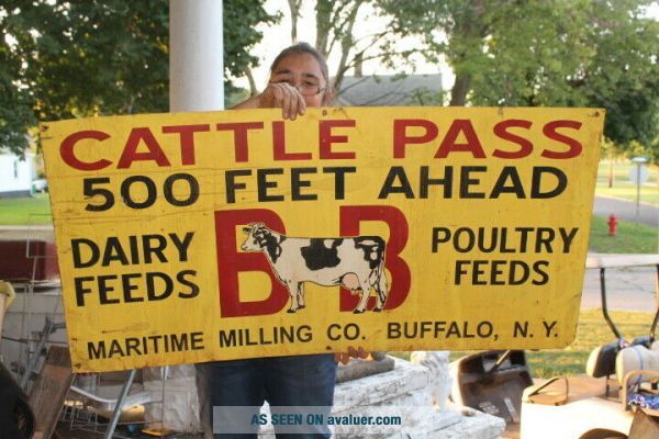 Large BB Feeds Cattle Pass Ahead Cow Chicken Feed Farm Gas Oil 48 ...