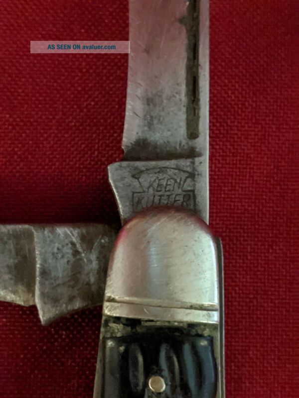 Vintage KEEN KUTTER K12 Folding 3 Blade Pocket KNIFE | #24874861