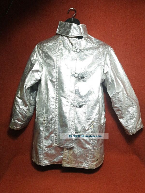Vntg Jacket Firefighter Janesville Size 42 Aluminized Turnout Bunker ...