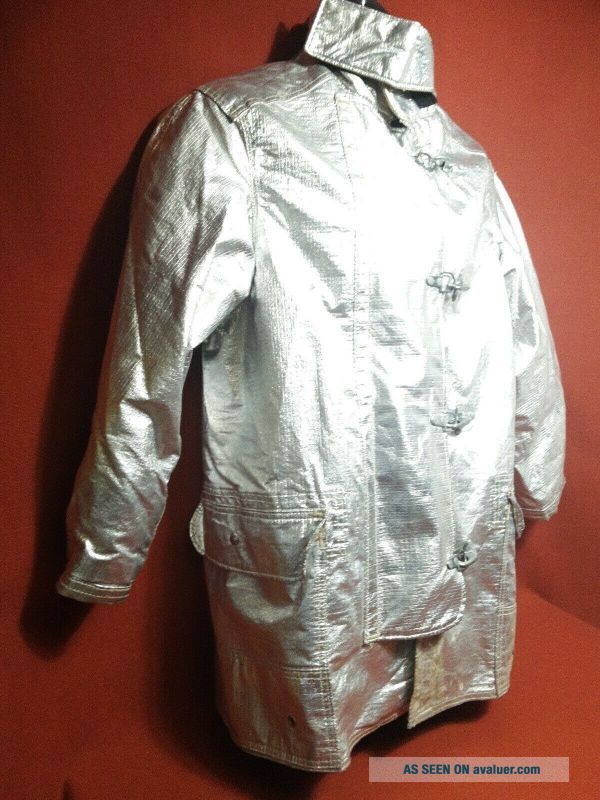 Vntg Jacket Firefighter Janesville Size 42 Aluminized Turnout Bunker ...