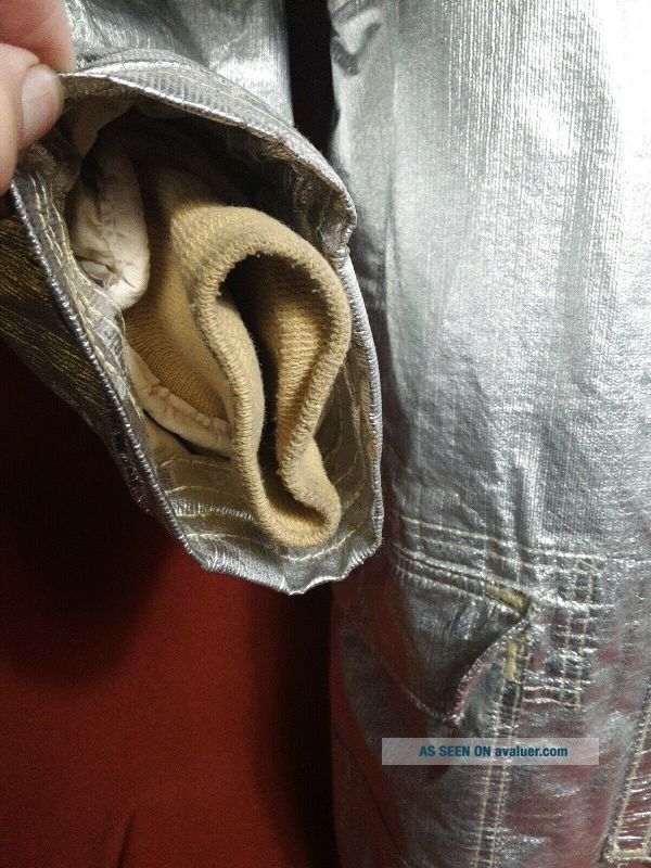 Vntg Jacket Firefighter Janesville Size 42 Aluminized Turnout Bunker ...