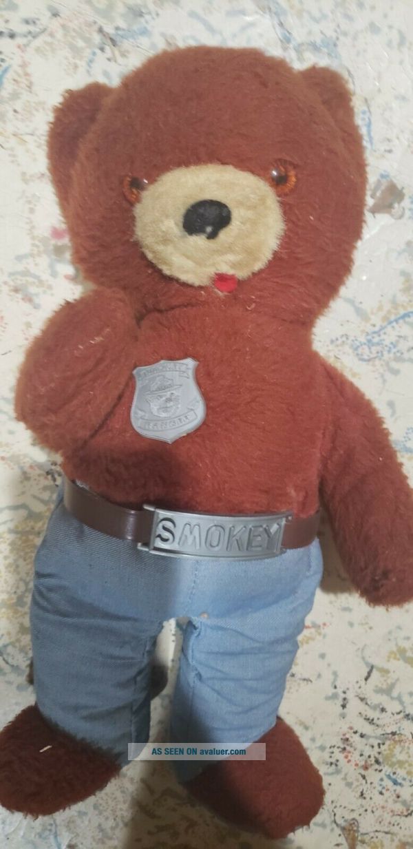 Vintage Smokey The Bear Stuffed Animal | #25125140
