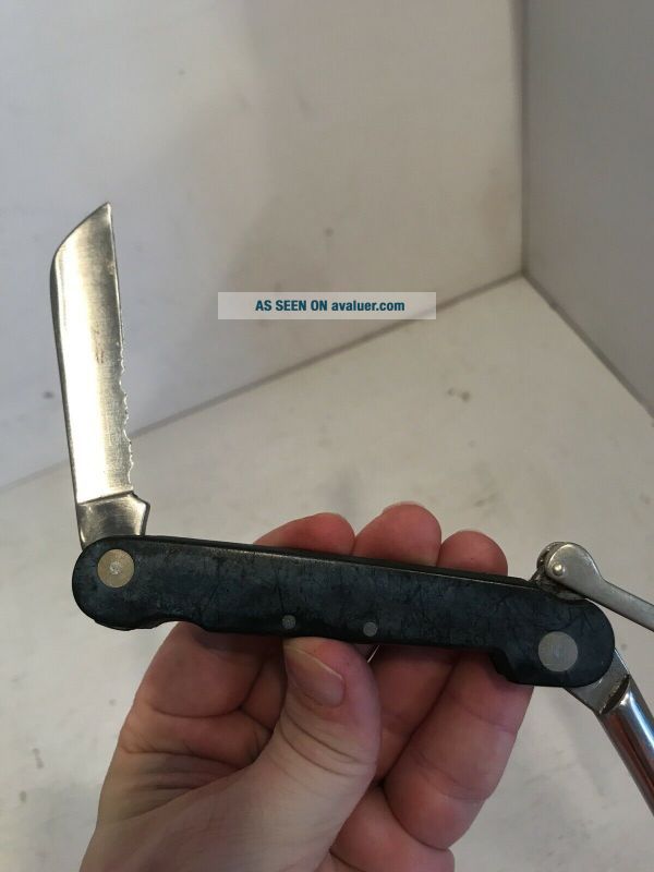 Vintage Camillus Usa Sailor S Pocket Knife Marlin Spike Old Nautical