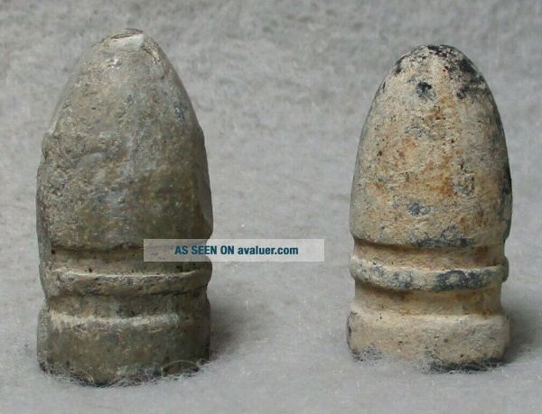 Civil War Relics. 54 &. 58 Confederate Gardner Minie Balls From Central ...