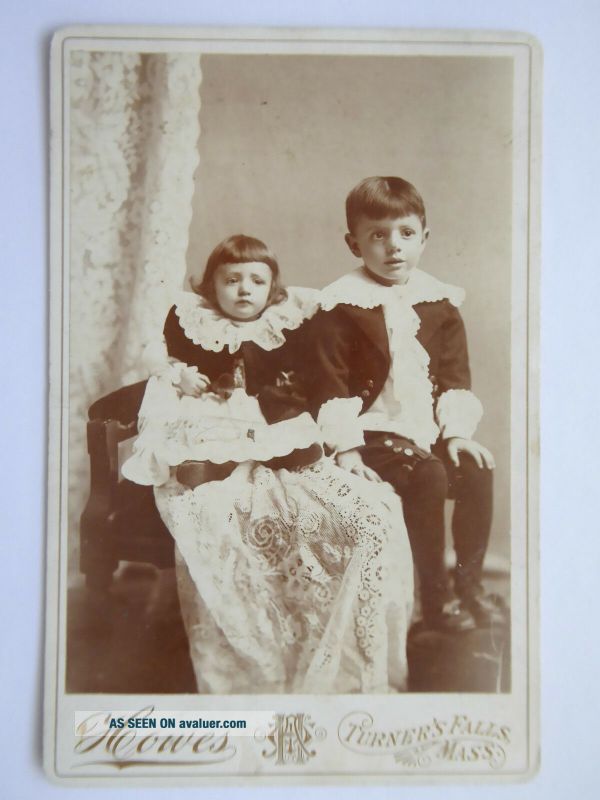 1800s Victorian Cabinet Card Photograph By Howes Of Turner Falls ...
