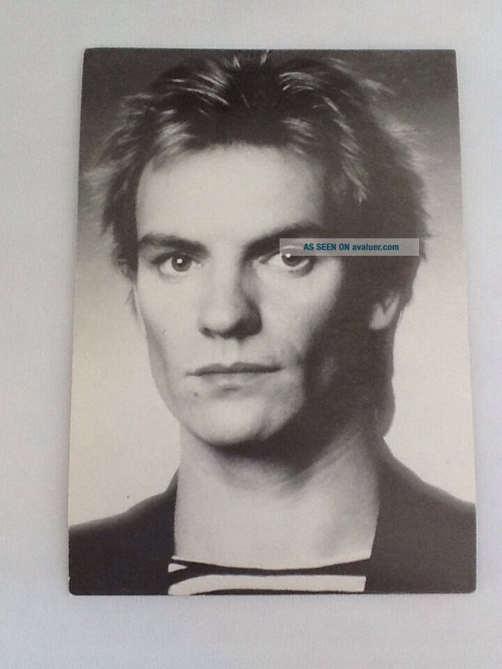 Vintage STING Press & Publicity Movie/Film Postcard/Publicity Photo ...