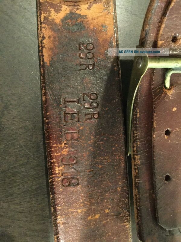 GOTT MIT UNS WW1 German Military Belt Buckle, Leather Belt | #25038229