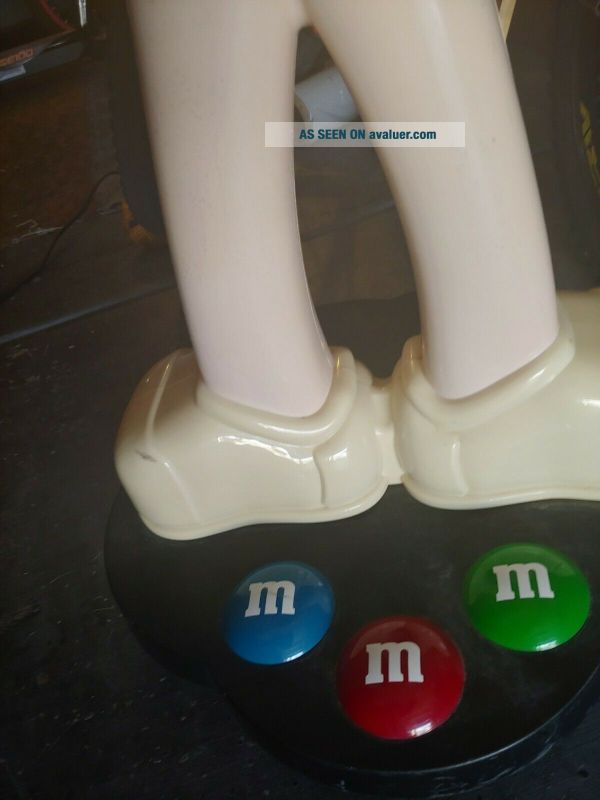 Yellow M&M Candy Character Store Display On Wheels | #25003423
