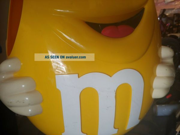 Yellow M&M Candy Character Store Display On Wheels | #25003423