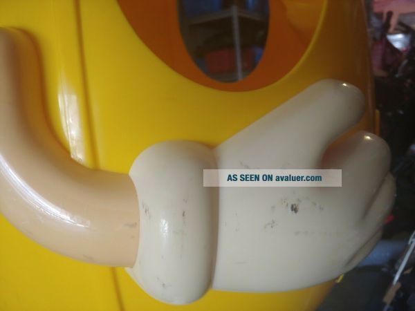 Yellow M&M Candy Character Store Display On Wheels | #25003423