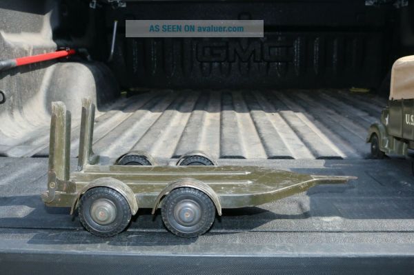Marx Lumar US Army Military Equipment Trailer Hauler - Pressed Steel ...