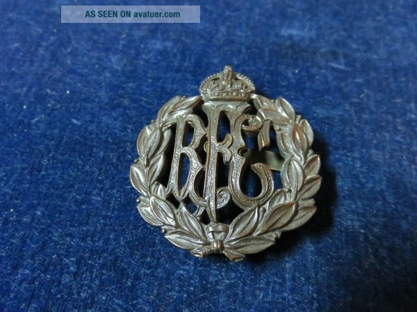 Orig WW1 Officers Cap Badge " RFC - Royal Flying Corps " | #25086415