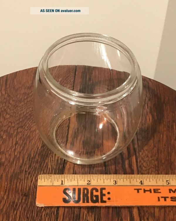 Vintage Unmarked Clear Glass Lantern Globe Fits Little Wizard | #25075153