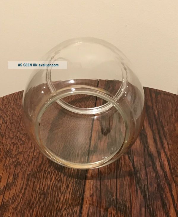 Vintage Unmarked Clear Glass Lantern Globe Fits Little Wizard | #25075153
