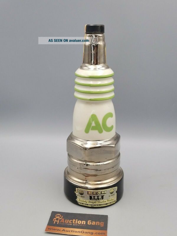 Vintage AC Spark Plug Jim Beam Decanter Bottle | #25071874
