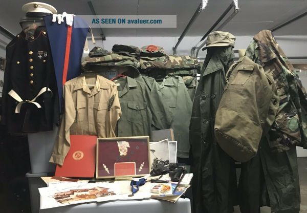 USMC Named Master Gunnery Sergeant Uniform & Document Grouping | #25109472
