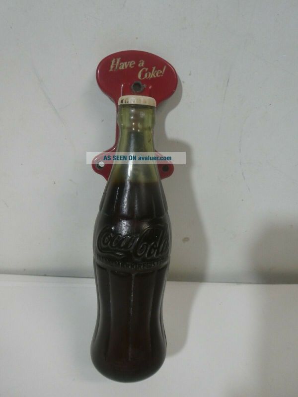 Vintage Coca Cola Milton Sturm Co. Coke Plastic Bottle Door Pull Handle ...