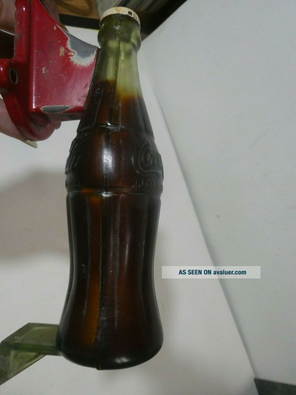 Vintage Coca Cola Milton Sturm Co. Coke Plastic Bottle Door Pull Handle ...
