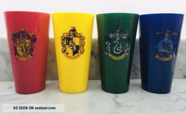Wizarding World Of Harry Potter House Tumbler 4 Cup Set Universal ...