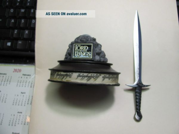 Lord Of The Rings Sting Sword, 1/3 Scale Miniature Collectable With ...