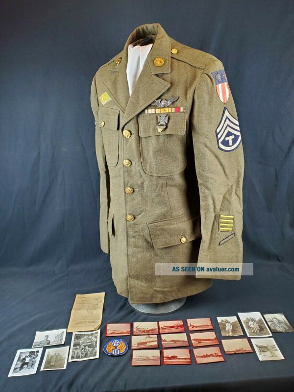 WW2 CBI Uniform With Laundry With Wings, Photos, And Theater Made Patch ...
