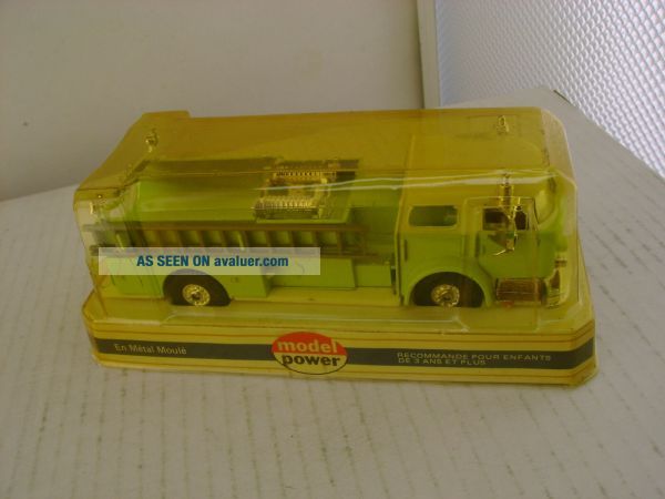 MODEL POWER PLAYART 1:48 SCALE LIME AMERICAN LA FRANCE PUMPER FIRE ...