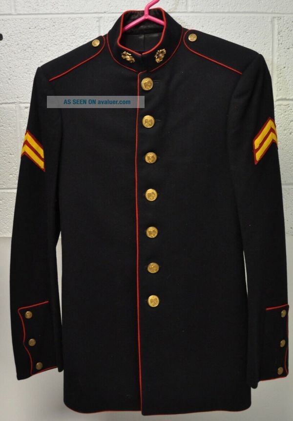 WW II USMC US MARINE CORPS DRESS BLUES JACKET COAT CORPORAL | #25159272