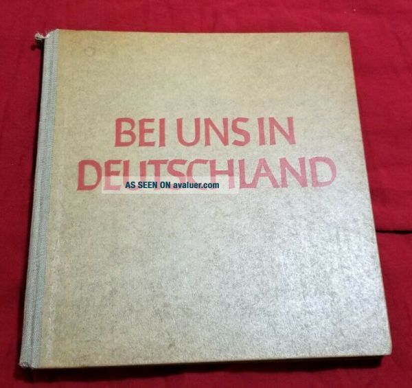 WW2 WWII German Book Bei Uns In Deutschland 1941 | #25159361