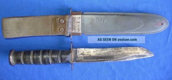 WW2 CAMILLUS NY USN MARK 2 MK2 FIGHTING KNIFE WWII USN NAVY SAILOR ...
