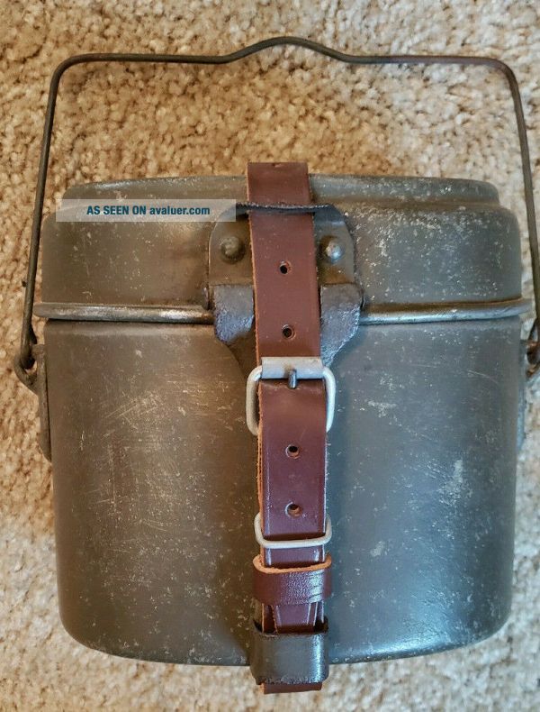 GERMAN WWII WW2 MESS KIT DATED 1943 WEHRMACHT ARMY FIELD GEAR | #25169440