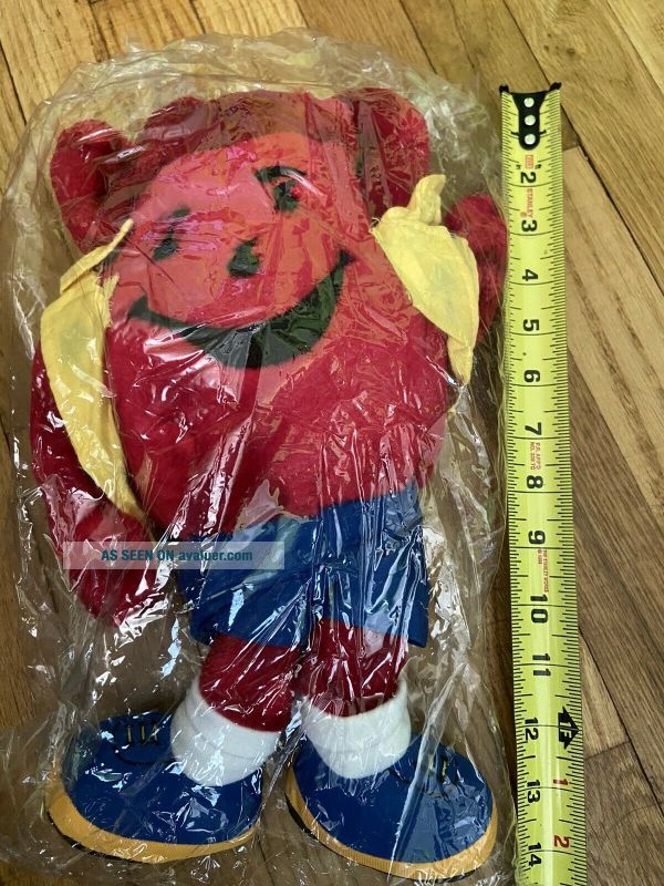 Vintage Rare Red Kool Aid Man Stuffed Plush Doll 13 " By Regis ...