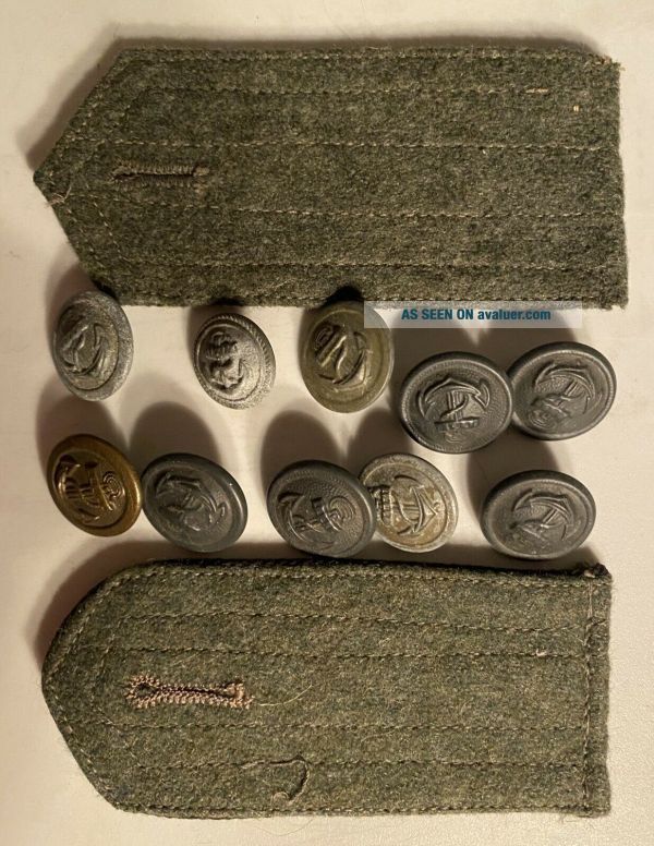 WWII WW2 KRIEGSMARINE WEHRMACHT MILITARY GERMAN NAVY NAVAL FELDGRAU ...