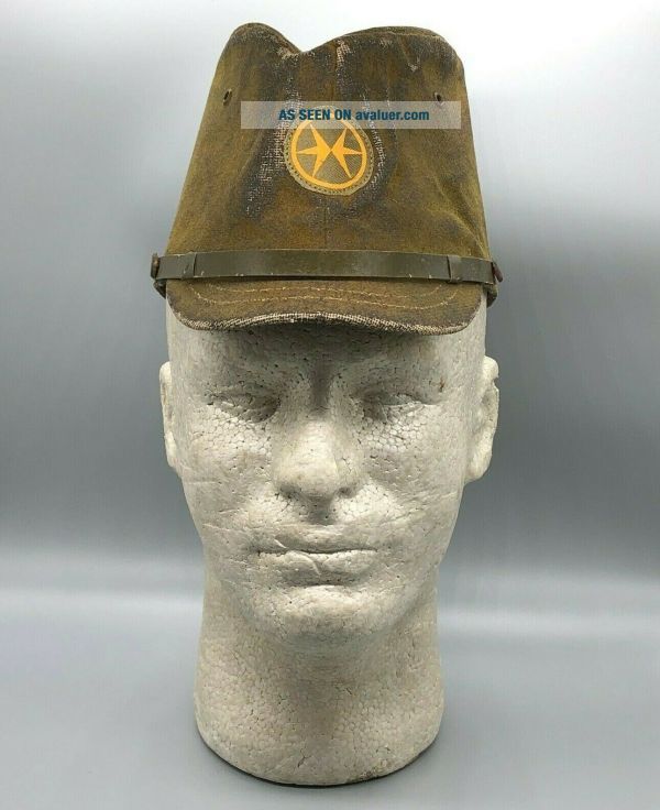 WW2 Japanese Last Ditch Forage Cap Hat Army Or Factory Guard ? | #25238739
